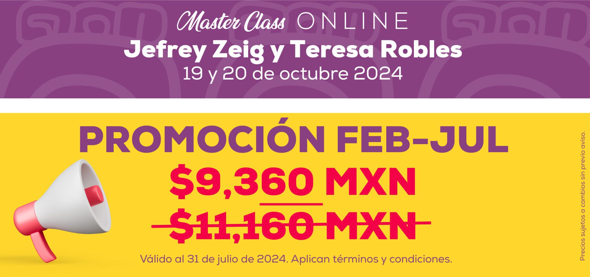 Master class con Jeffrey Zeig y Teresa Robles - Grupo Cem